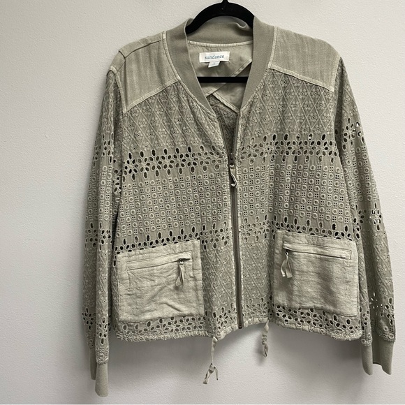 Sundance | Jackets & Coats | Sundance Embroidered Eyelet Cutout Boho ...